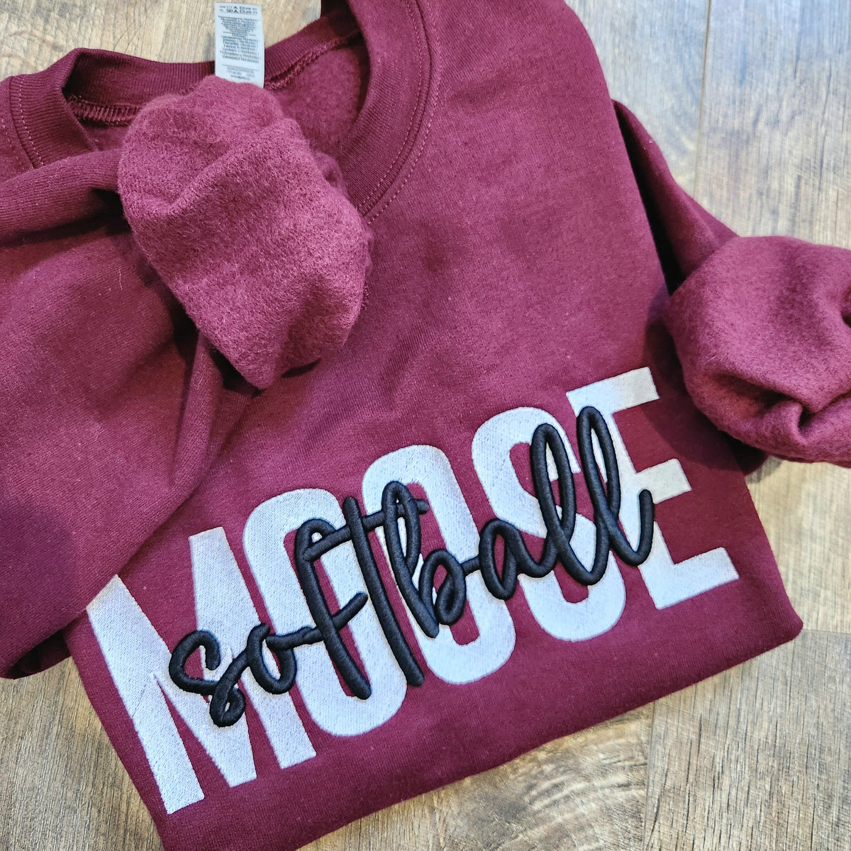 Crewneck School Spirit 3D Embroidered – Simply Created Designs LLC